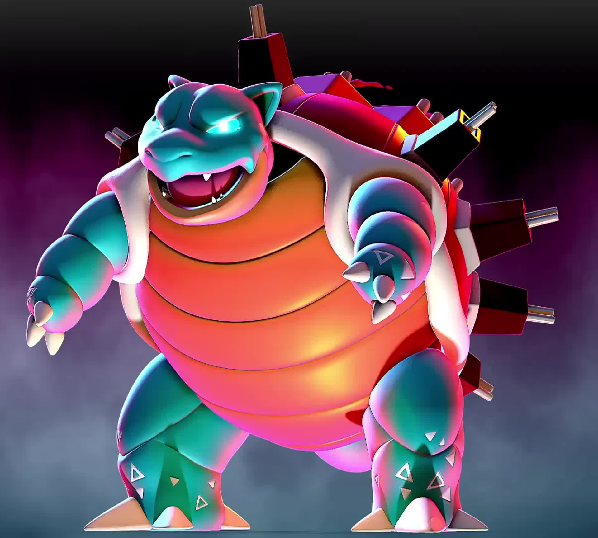 ArtStation - Gigantamax Blastoise