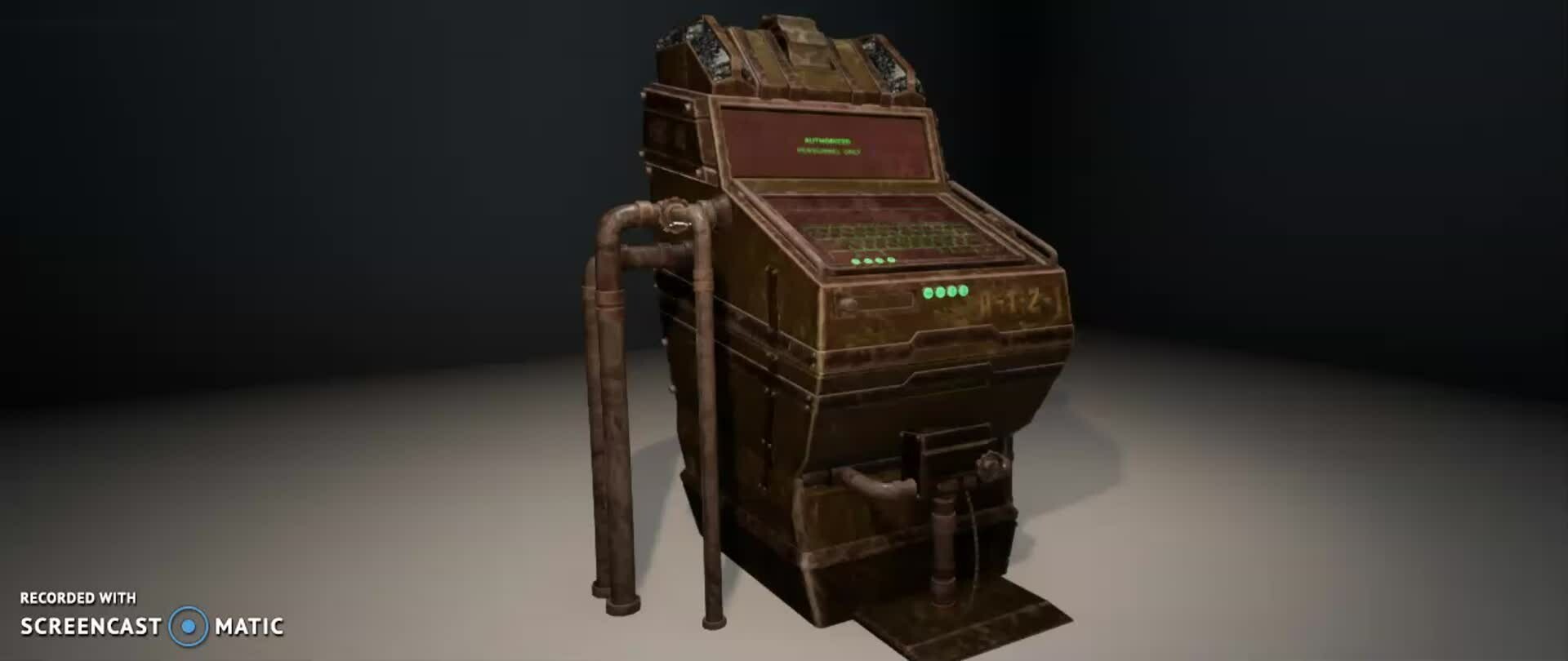 ArtStation - Dieselpunk Computer