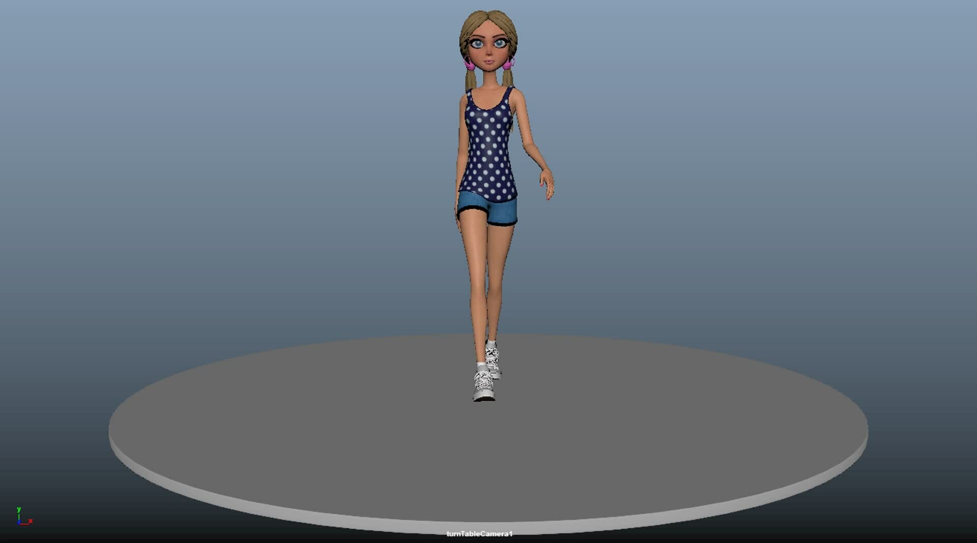 ArtStation - Female Walk Cycle Animation