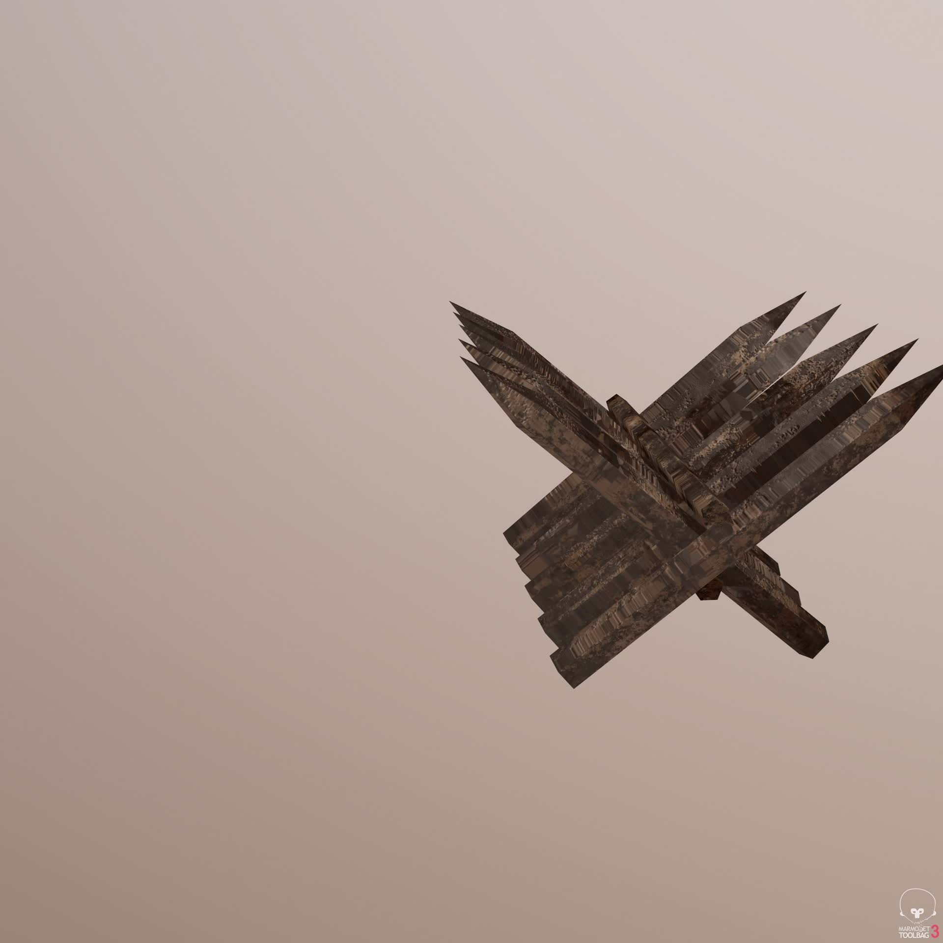 ArtStation - 3D Spike Fence