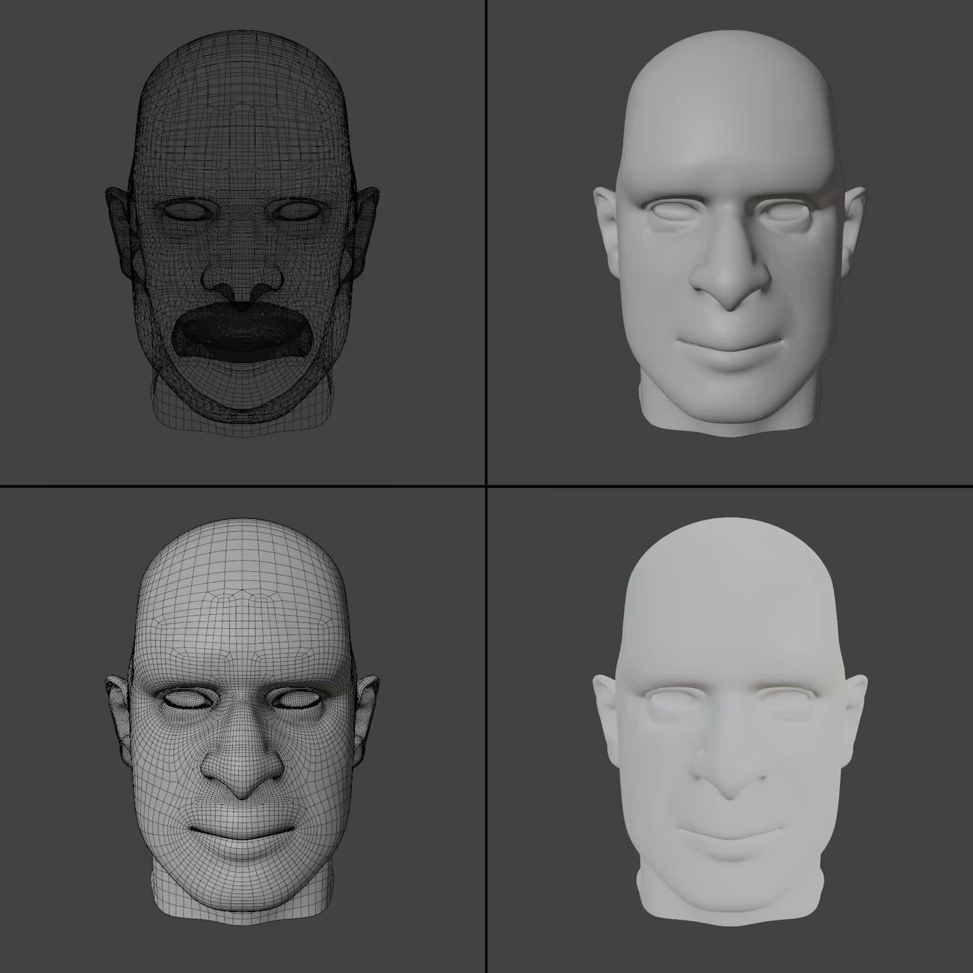 ArtStation - head modeling