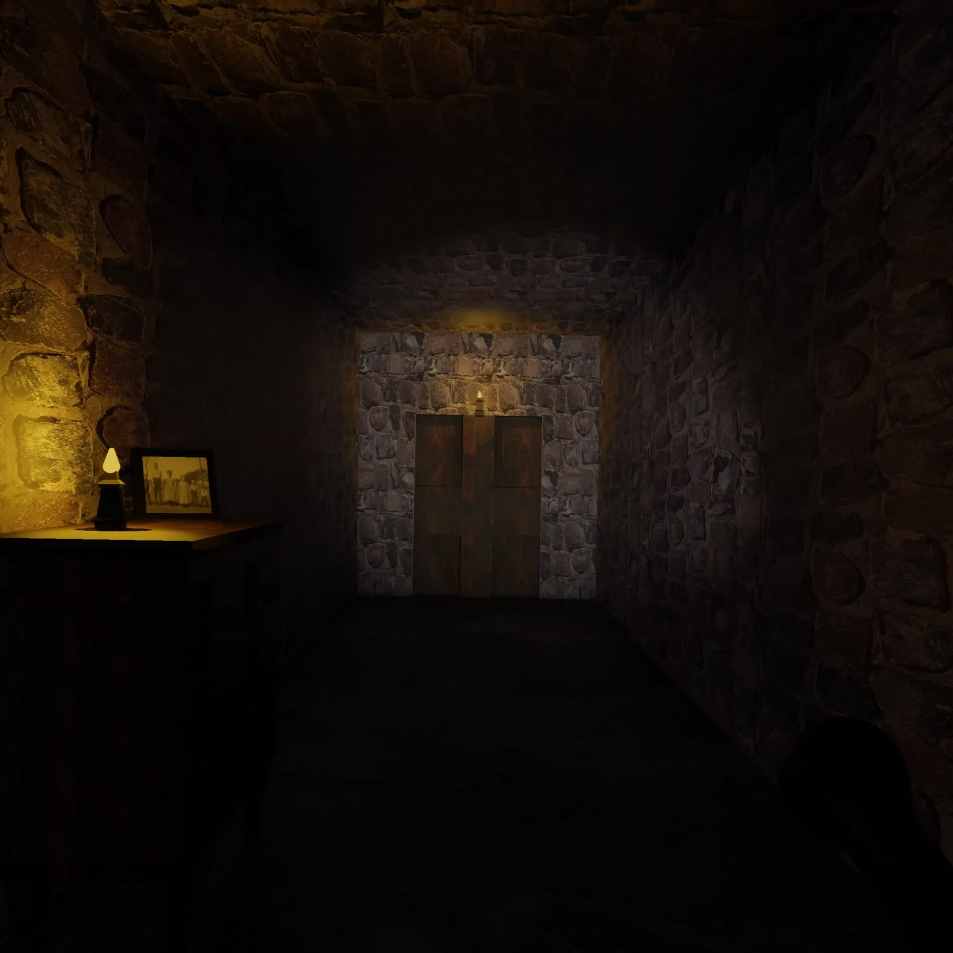 ArtStation - Spooky Hallway.