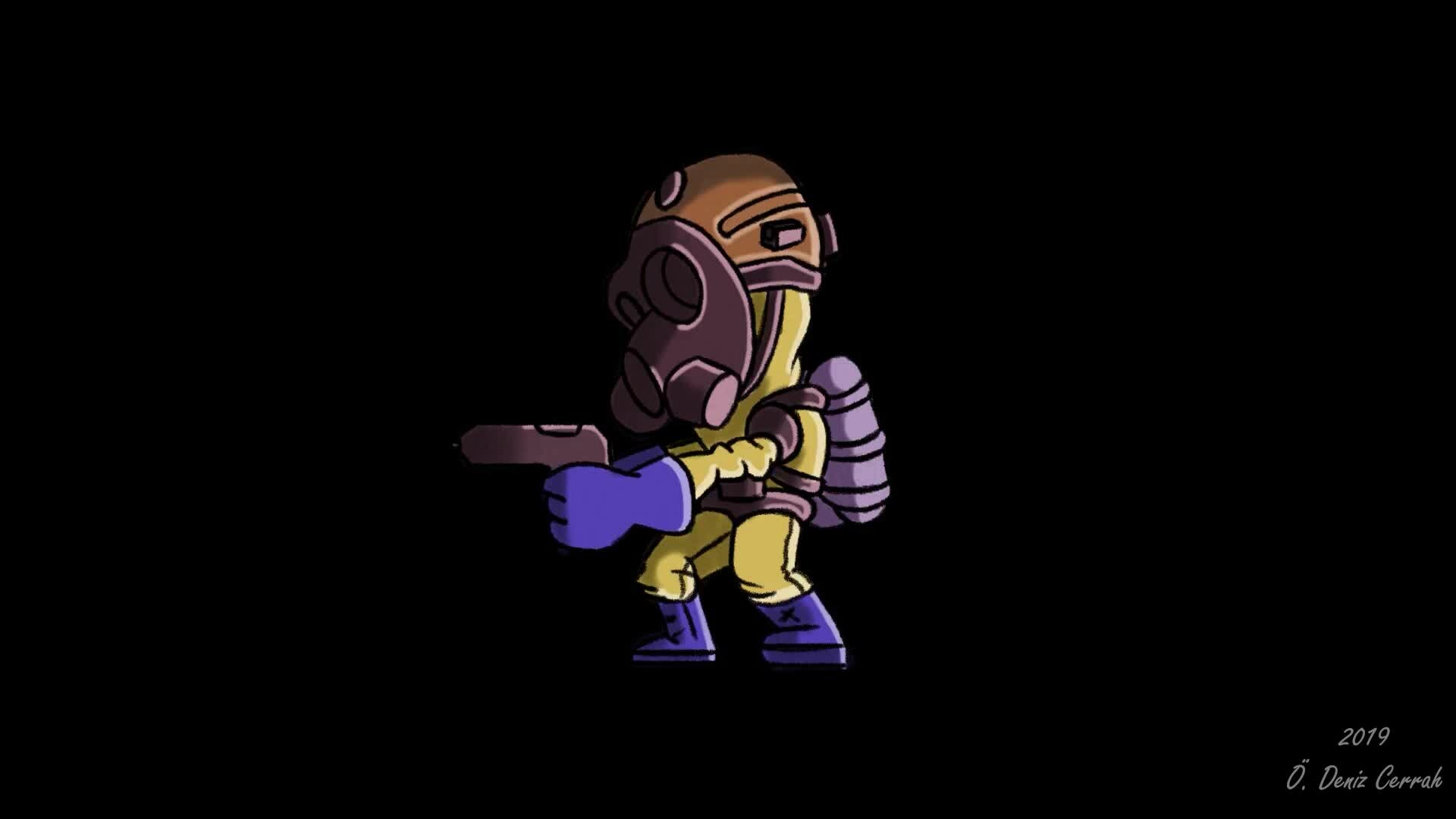 ArtStation - A SHOOTING SOLDIER ANIMATION