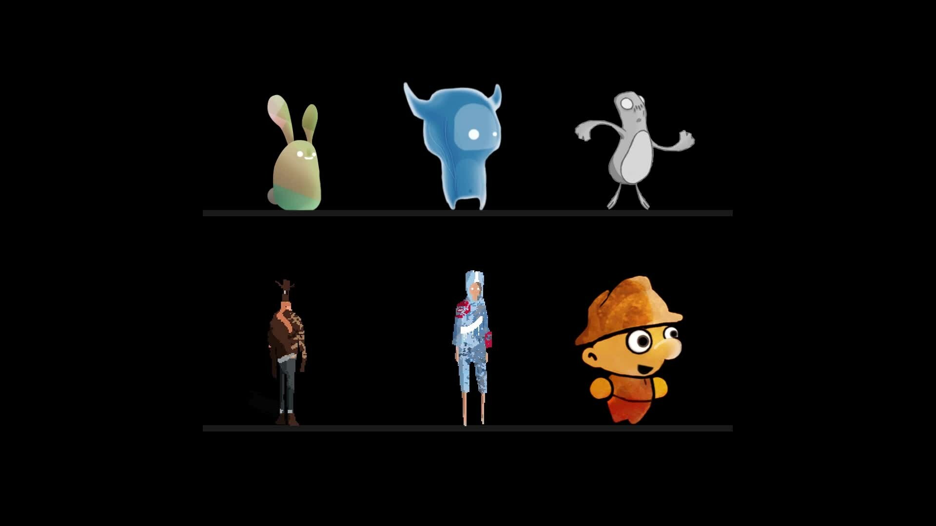 ArtStation - Simple Game Characters Animation
