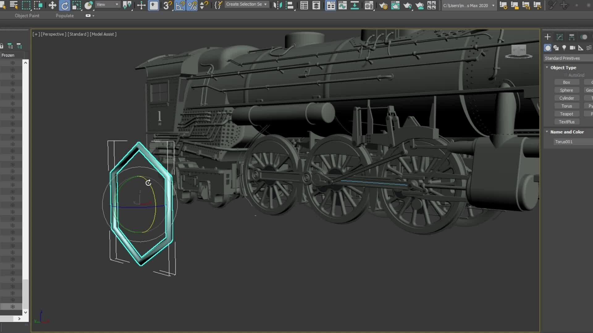ArtStation - Train - Rig - Animation