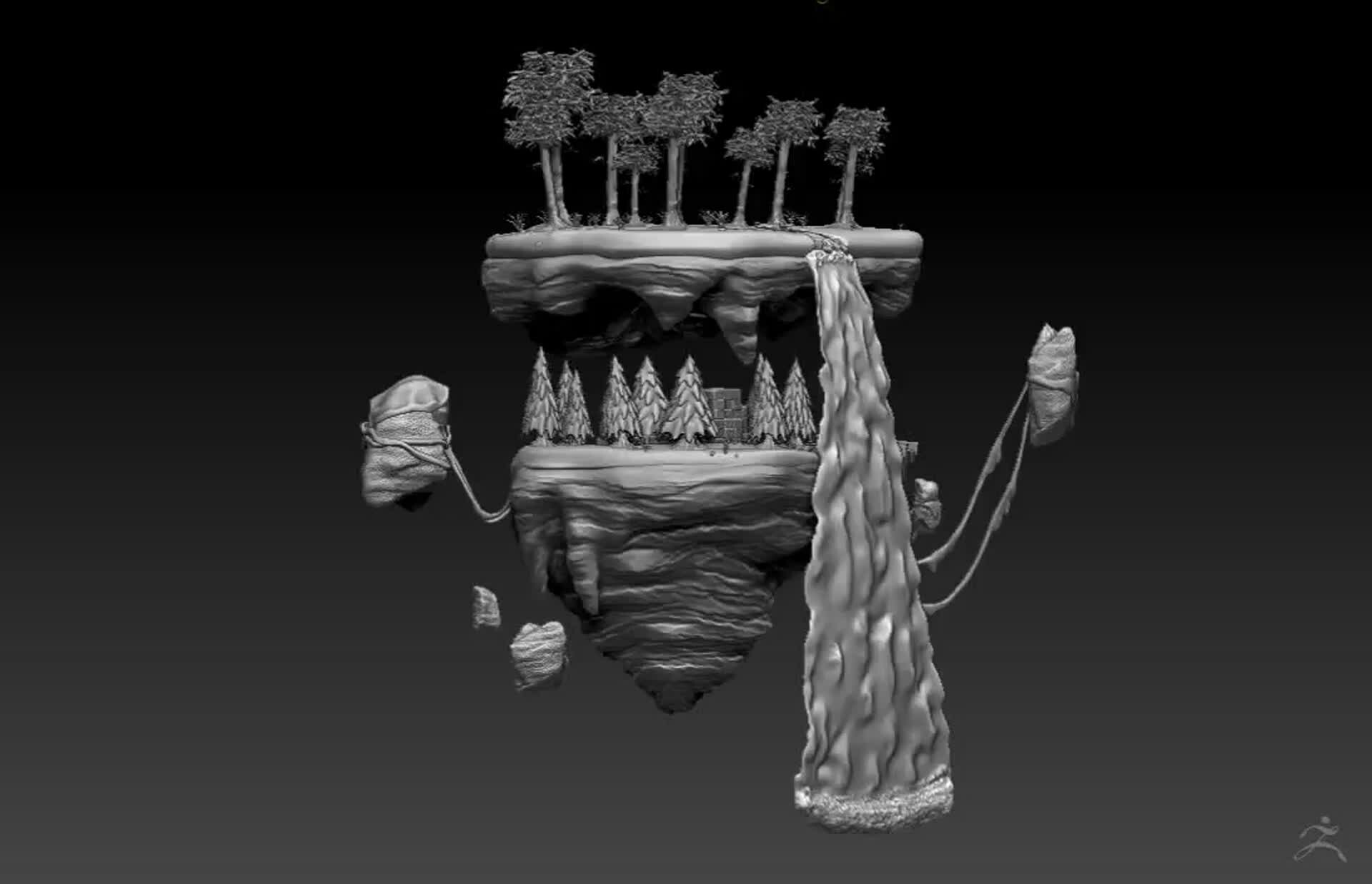 ArtStation - Floating islands / Map idea