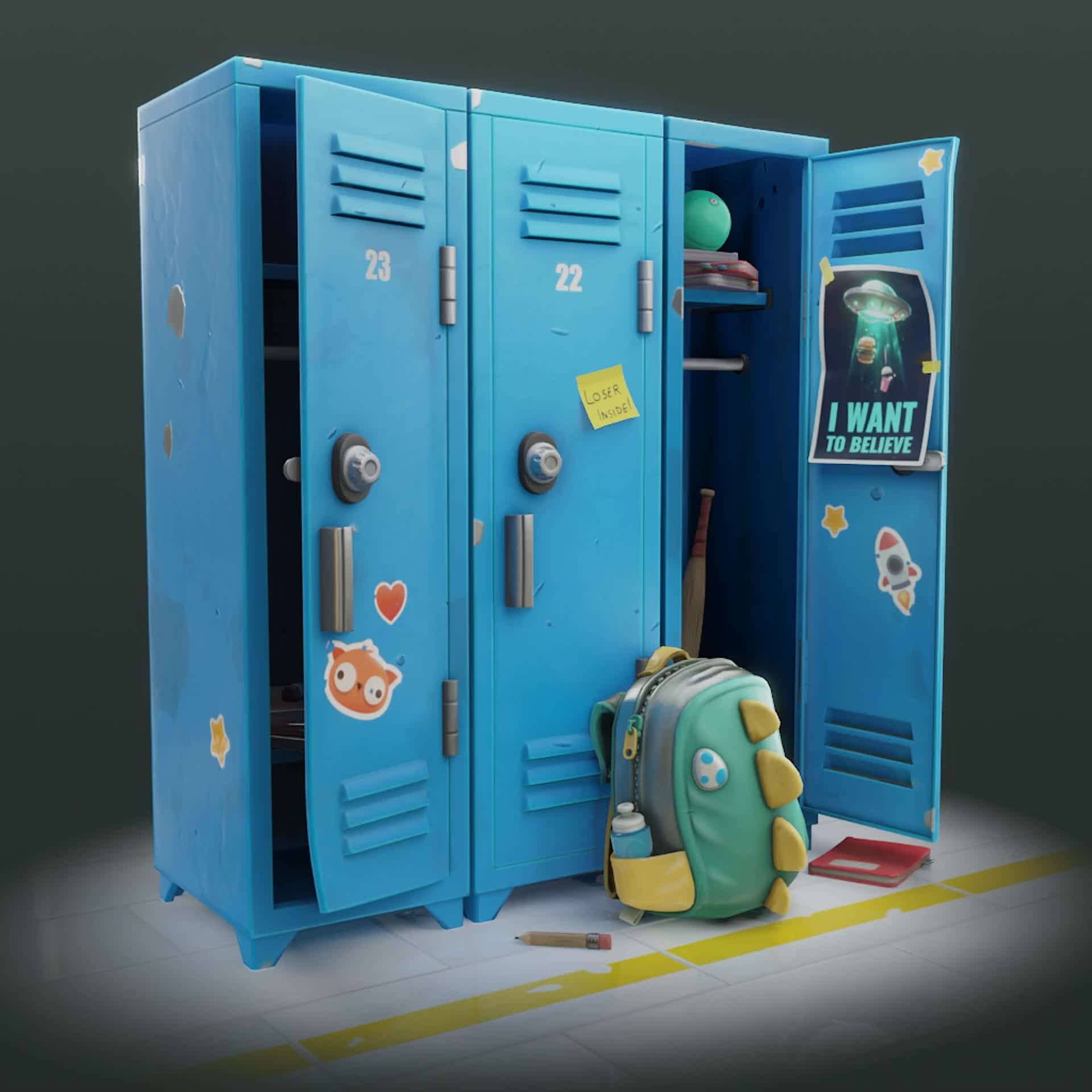 ArtStation - After School | Game-Ready Props