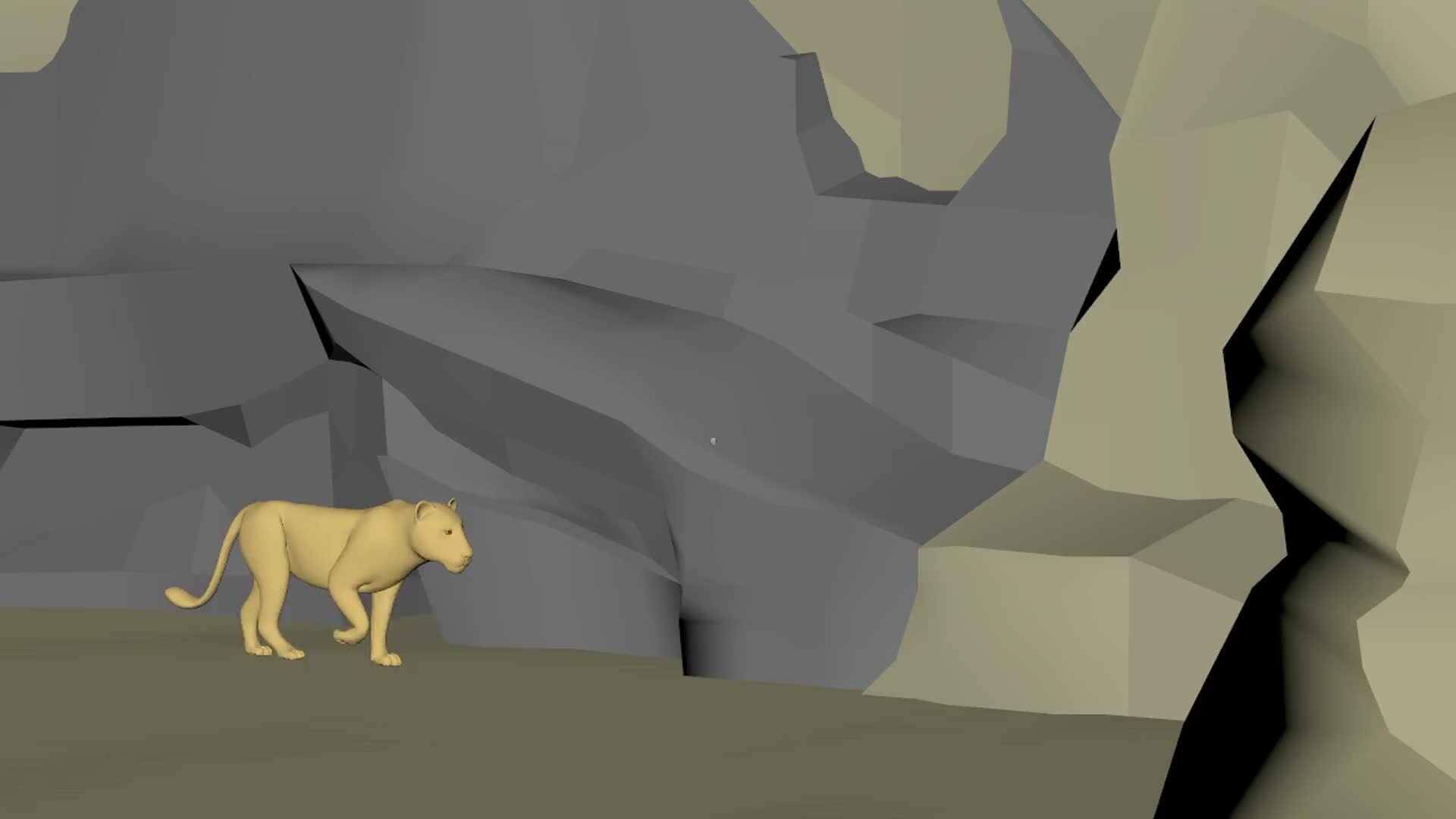 ArtStation - 3D CREATURE ANIMATION - LION