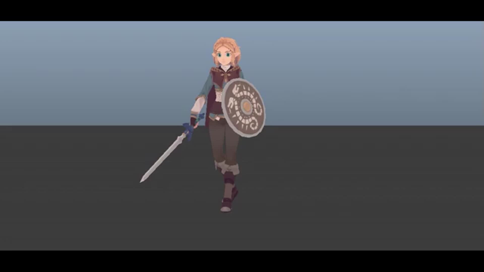 ArtStation - zelda attack