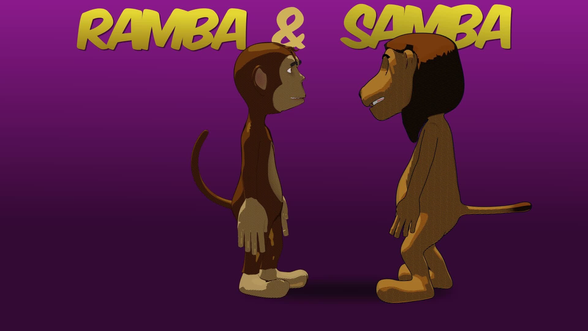 ArtStation - RAMBA & SAMBA CARTOON