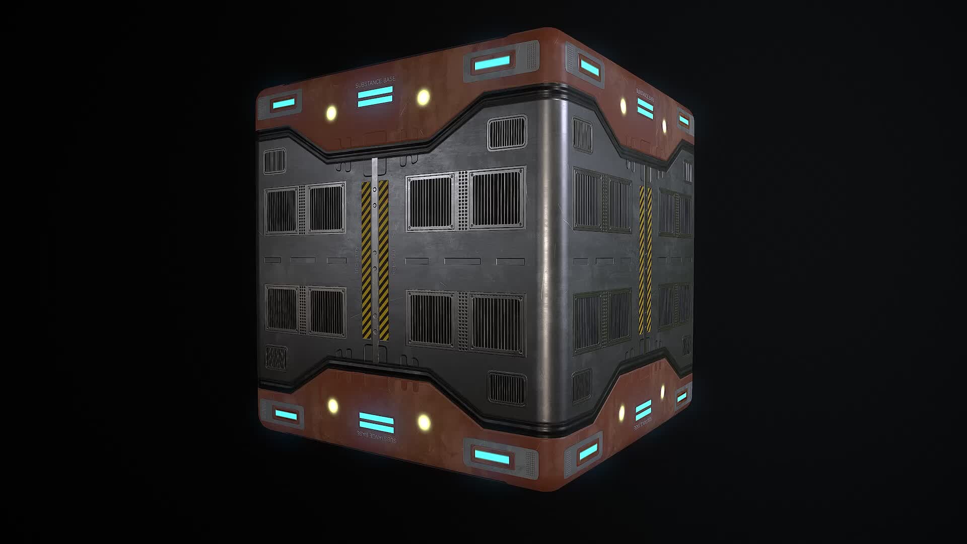 ArtStation - Procedural sci-fi floor texture