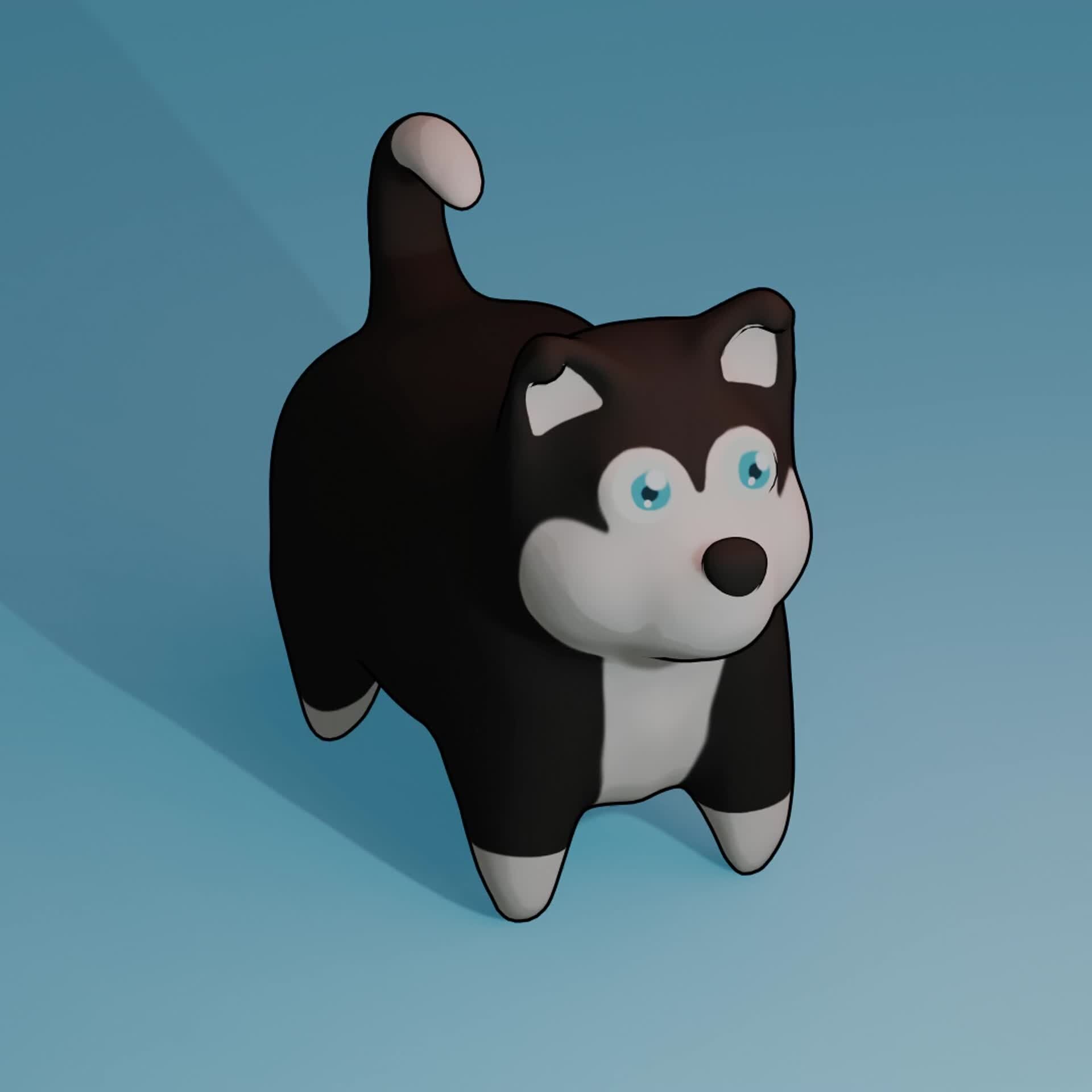 ArtStation - Chubby Husky