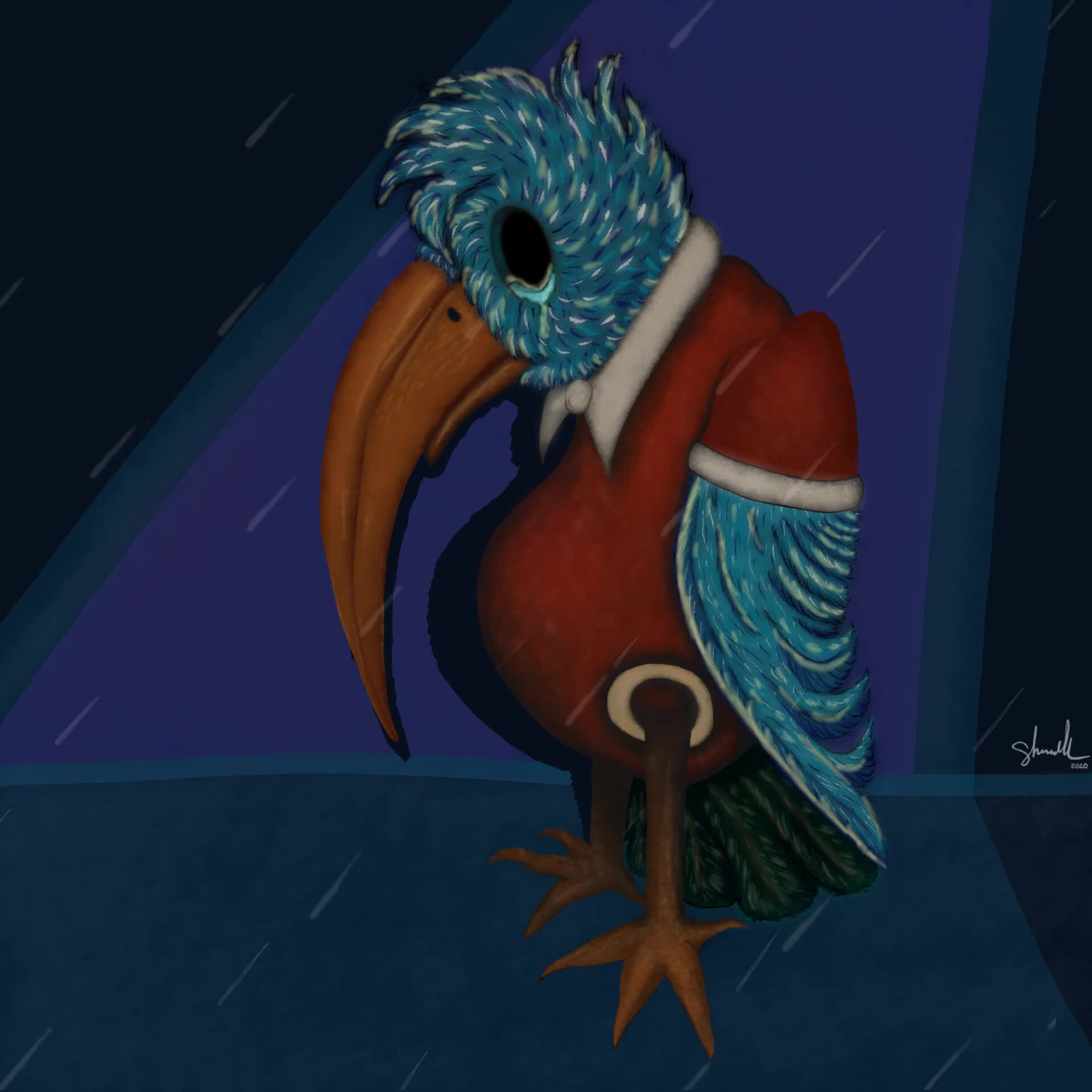 ArtStation - Sad Bird