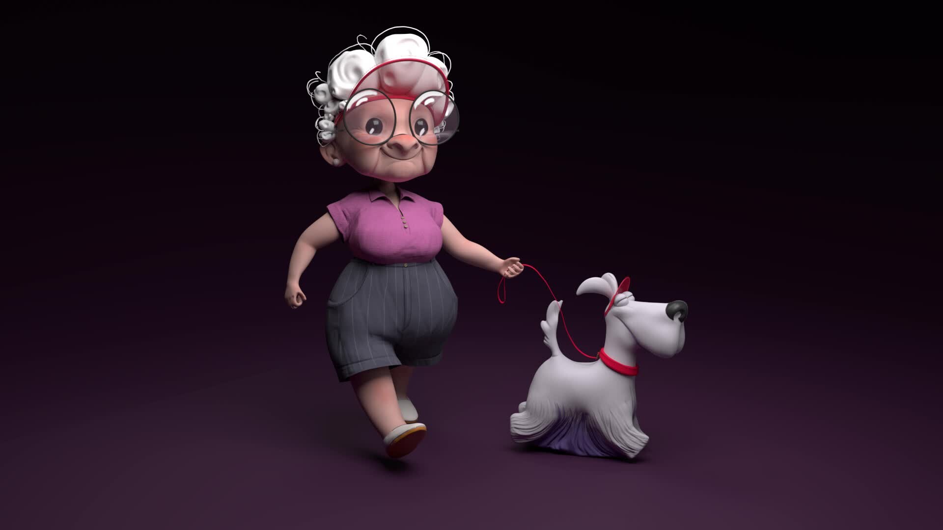 Alise Goldwater - The Lady and Her Dog