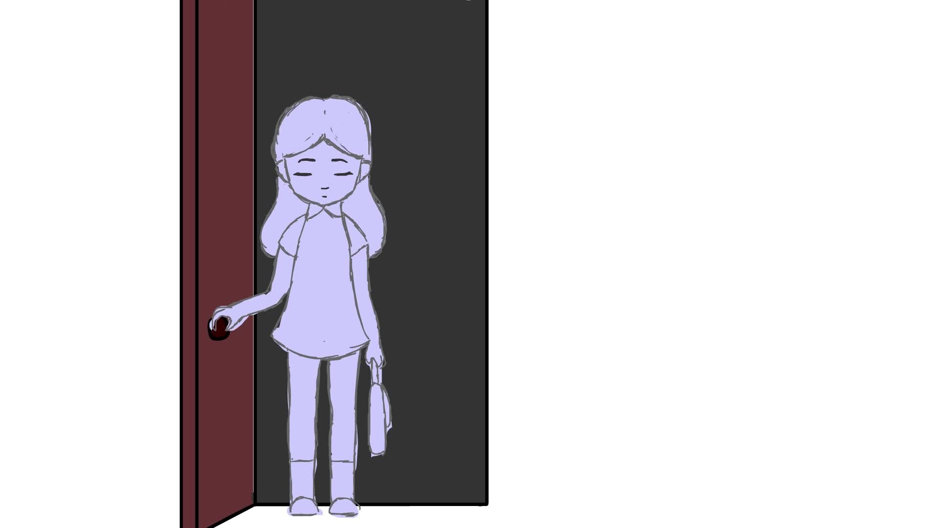 ArtStation - Absent minded smile