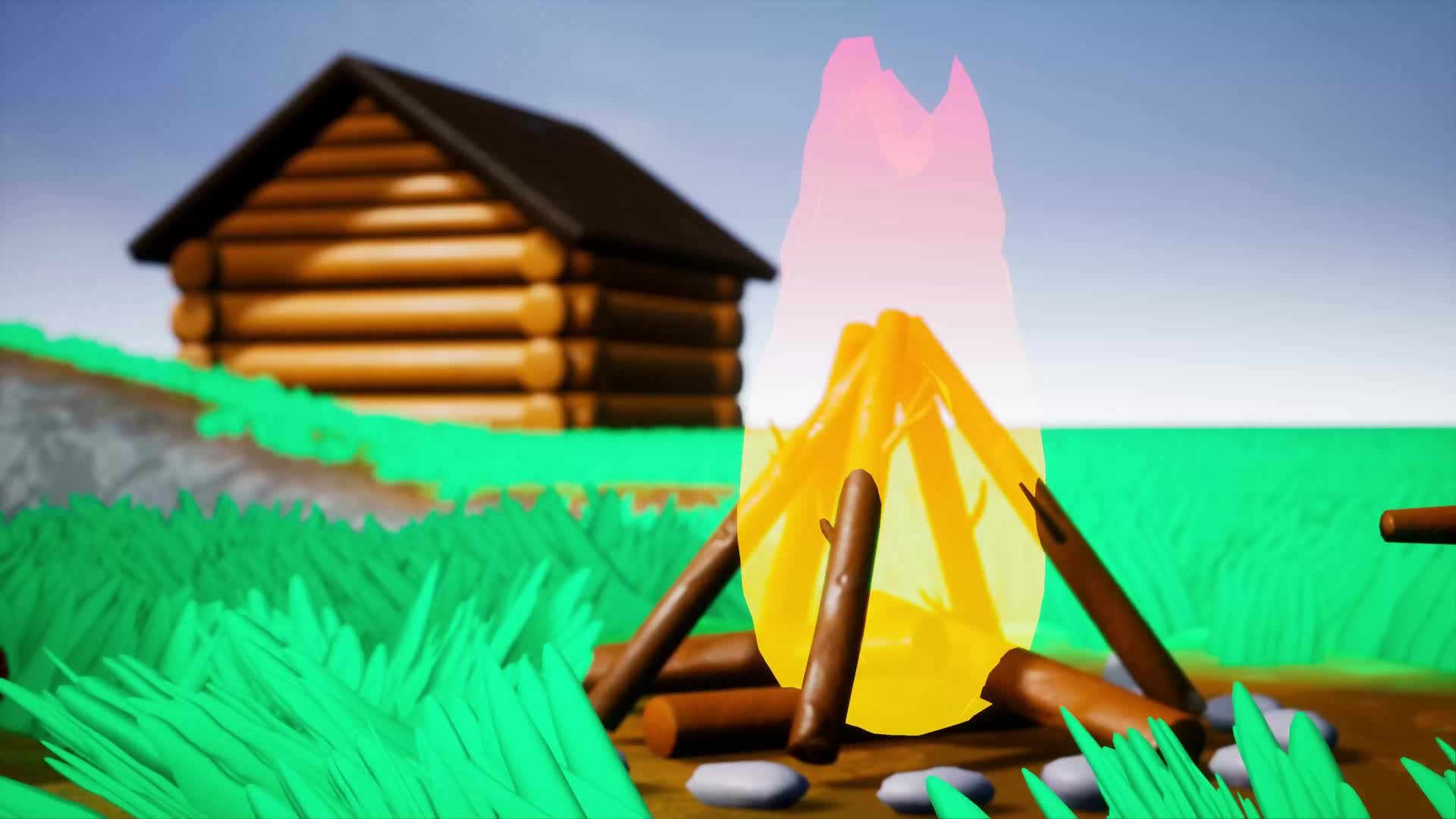 ArtStation - Stylized Flame Mesh