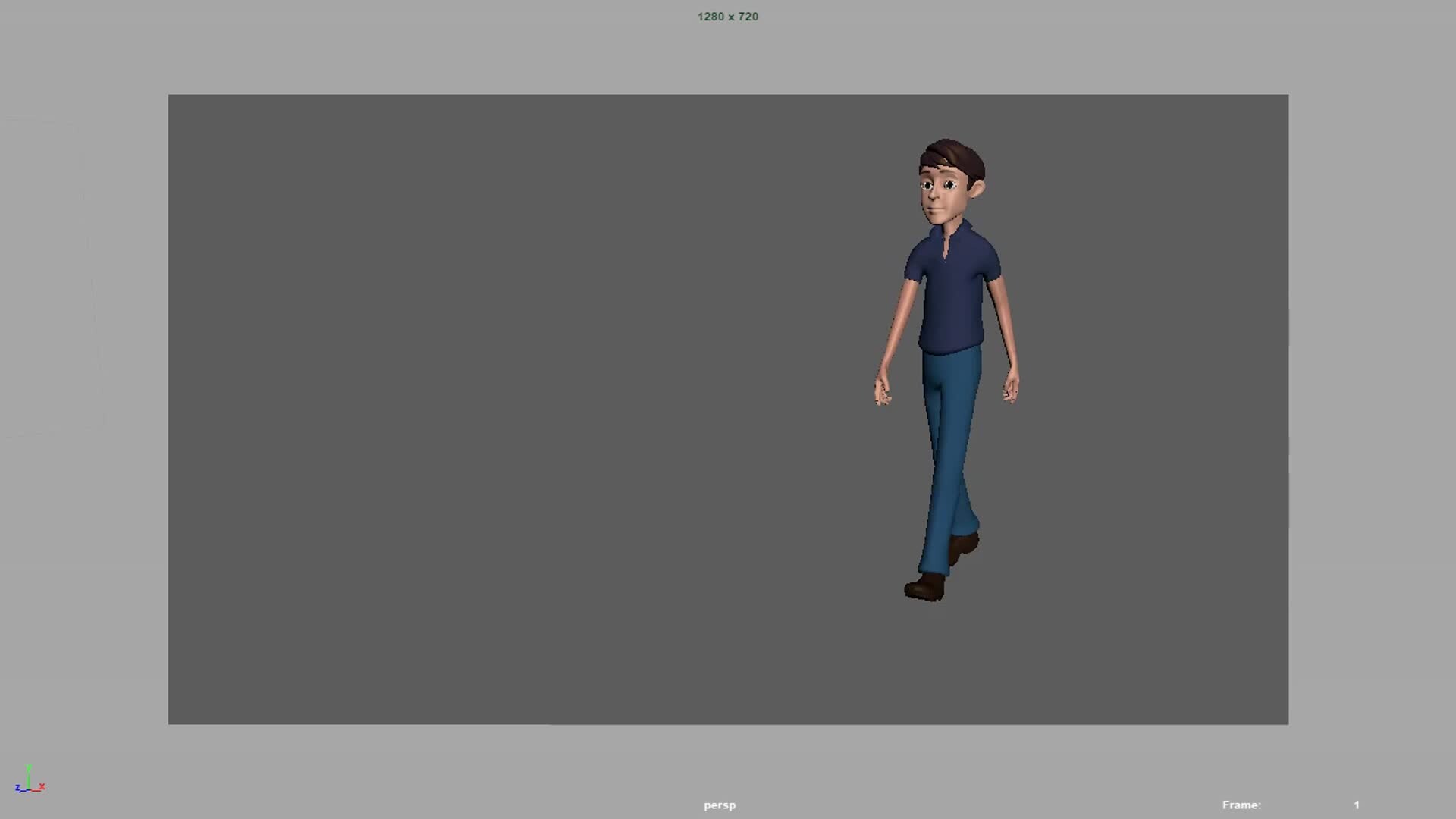 ArtStation - Simple Walk Animation Exercise