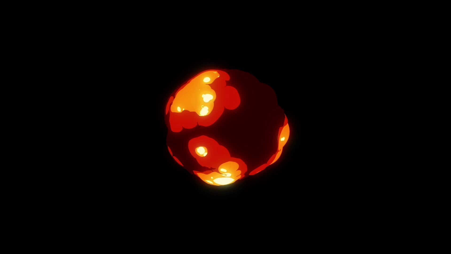 ArtStation - 2D style fire explode fx