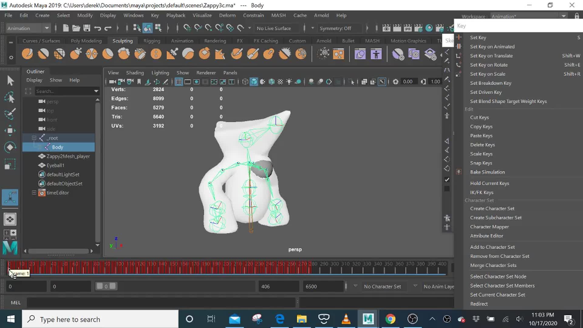 ArtStation - Simple Creature Rig and Animation Set, Unity-Ready