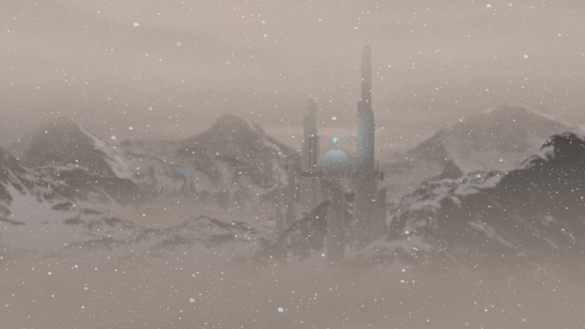 ArtStation - Factory in the snow