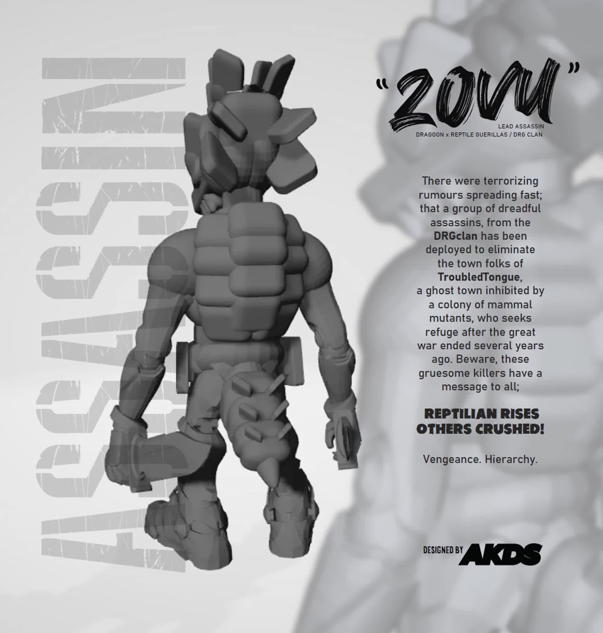 ArtStation - Character design - "DRG ASSASSINS: ZOVU"