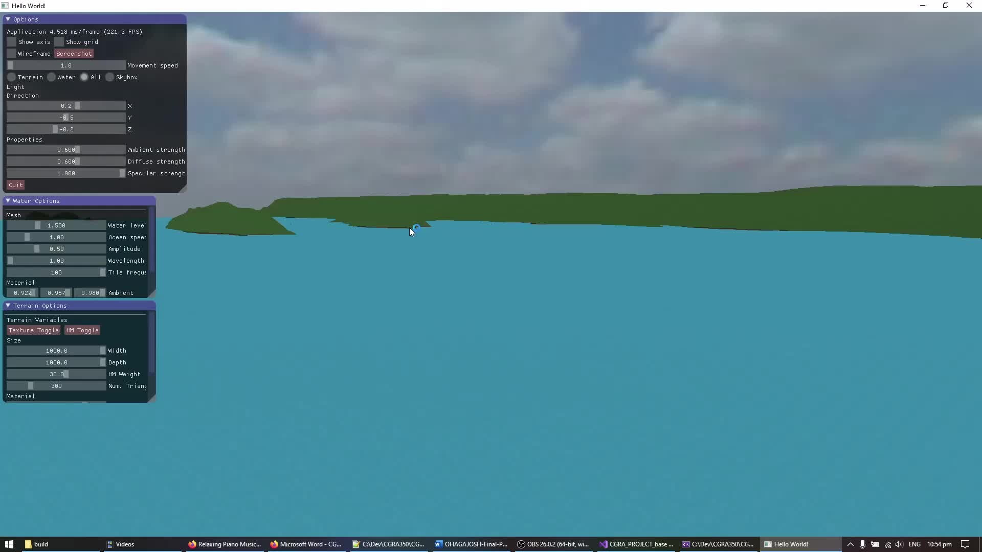 ArtStation - Natural Environment Simulation in OpenGL