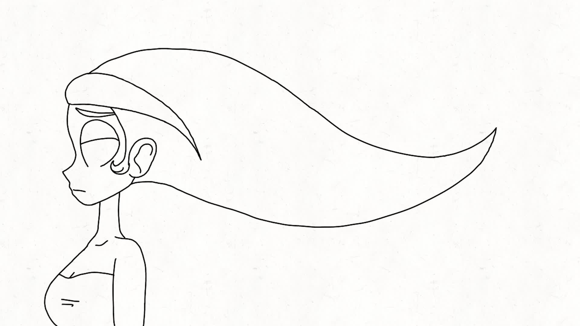 ArtStation - ANIMATION | Hair flow