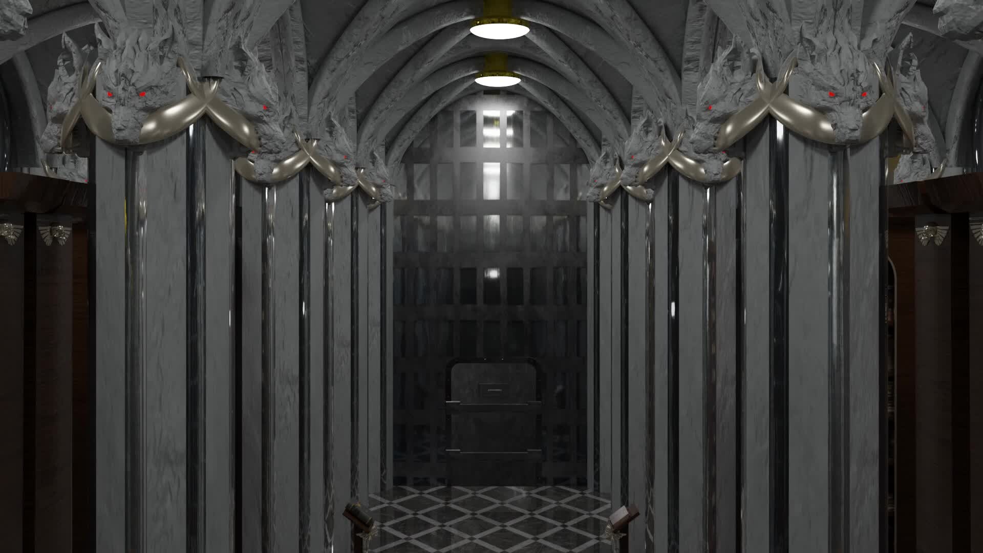 ArtStation - Warhammer 40k archive room