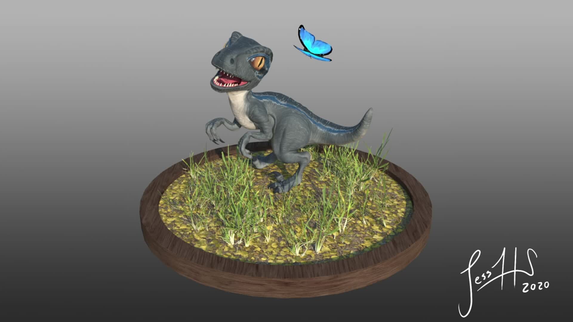 ArtStation - Baby Blue 3D Model