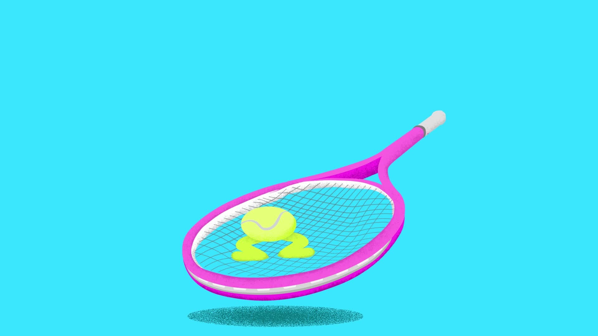 ArtStation - Tennis racket animation