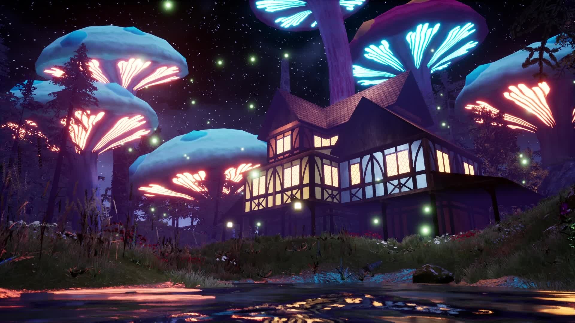 ArtStation - Game landscape_Wooden house