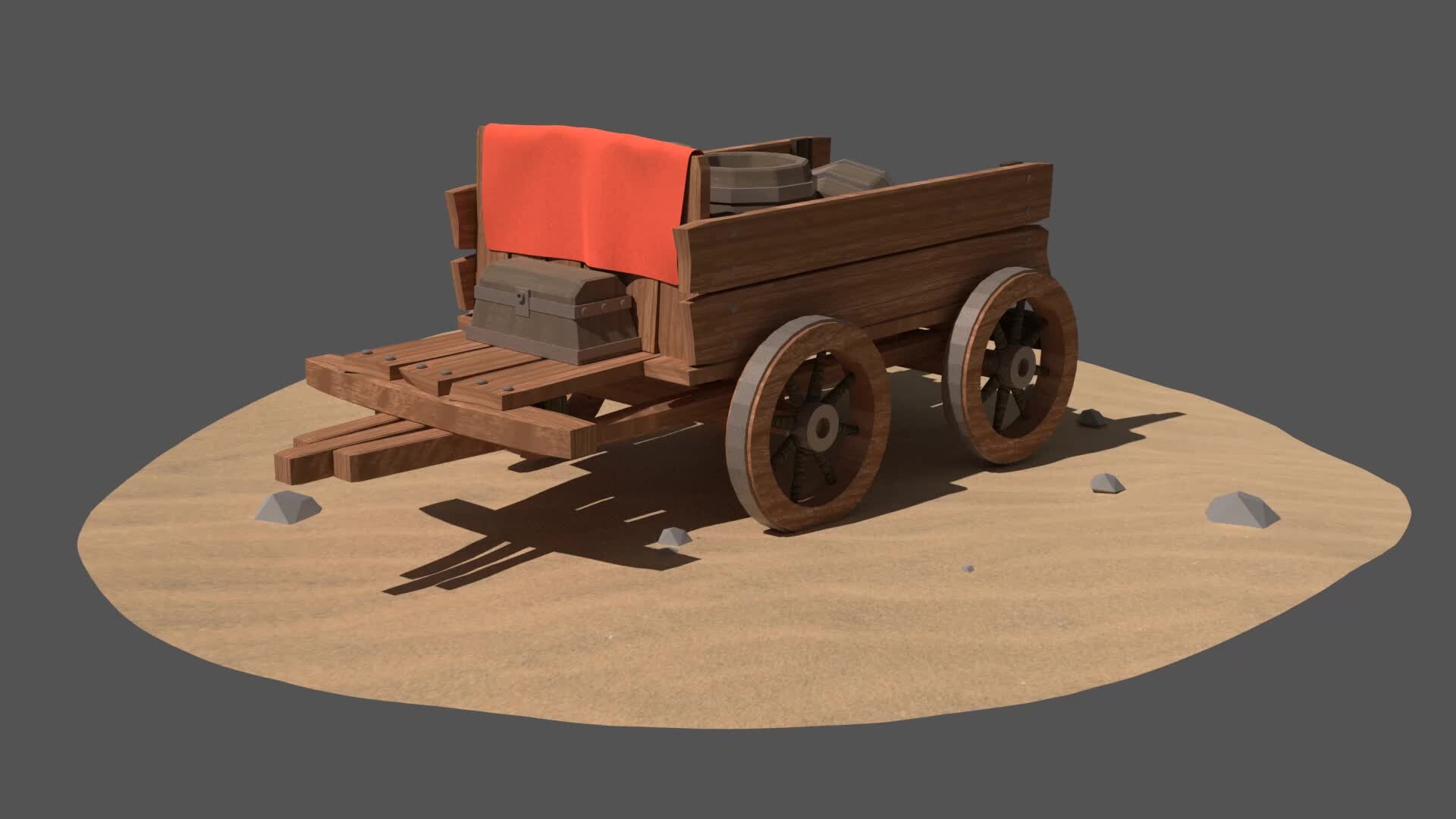 ArtStation - Stylized Fantasy Cart