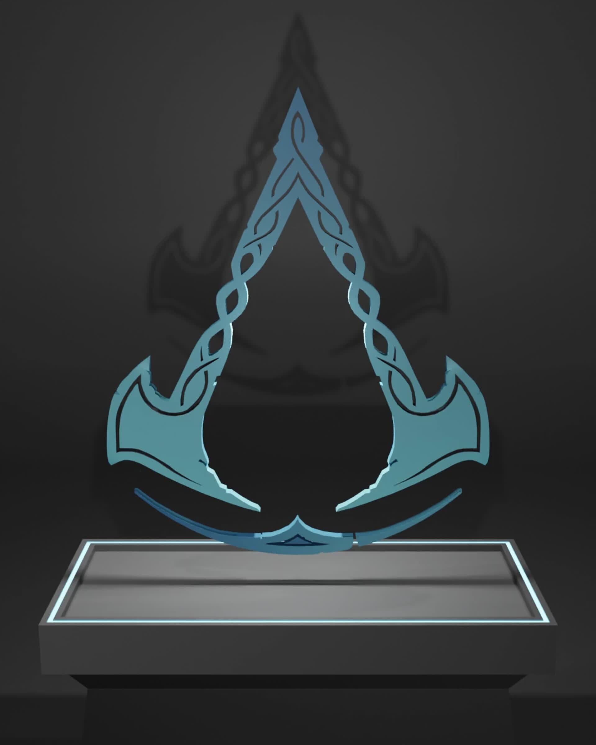 ArtStation - Valhalla Logo 3D