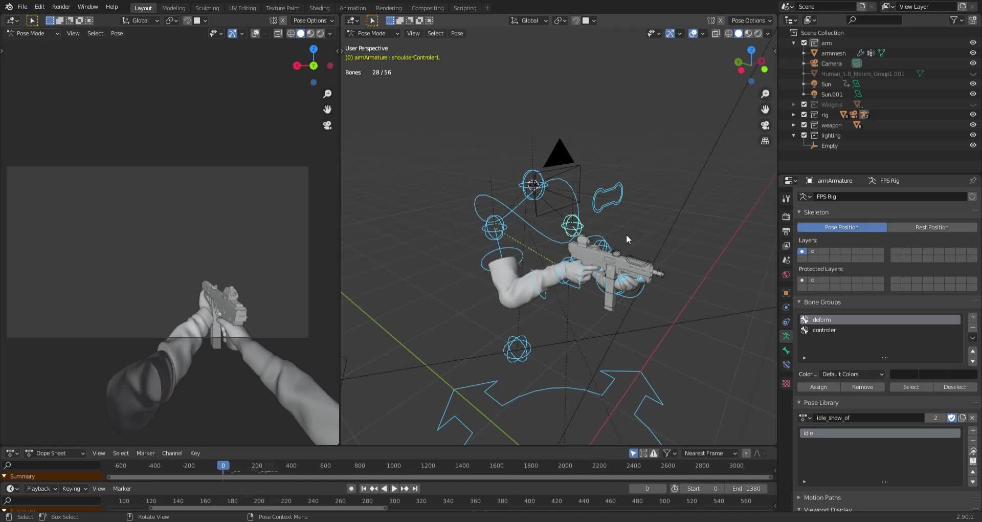 ArtStation - FPS animation study