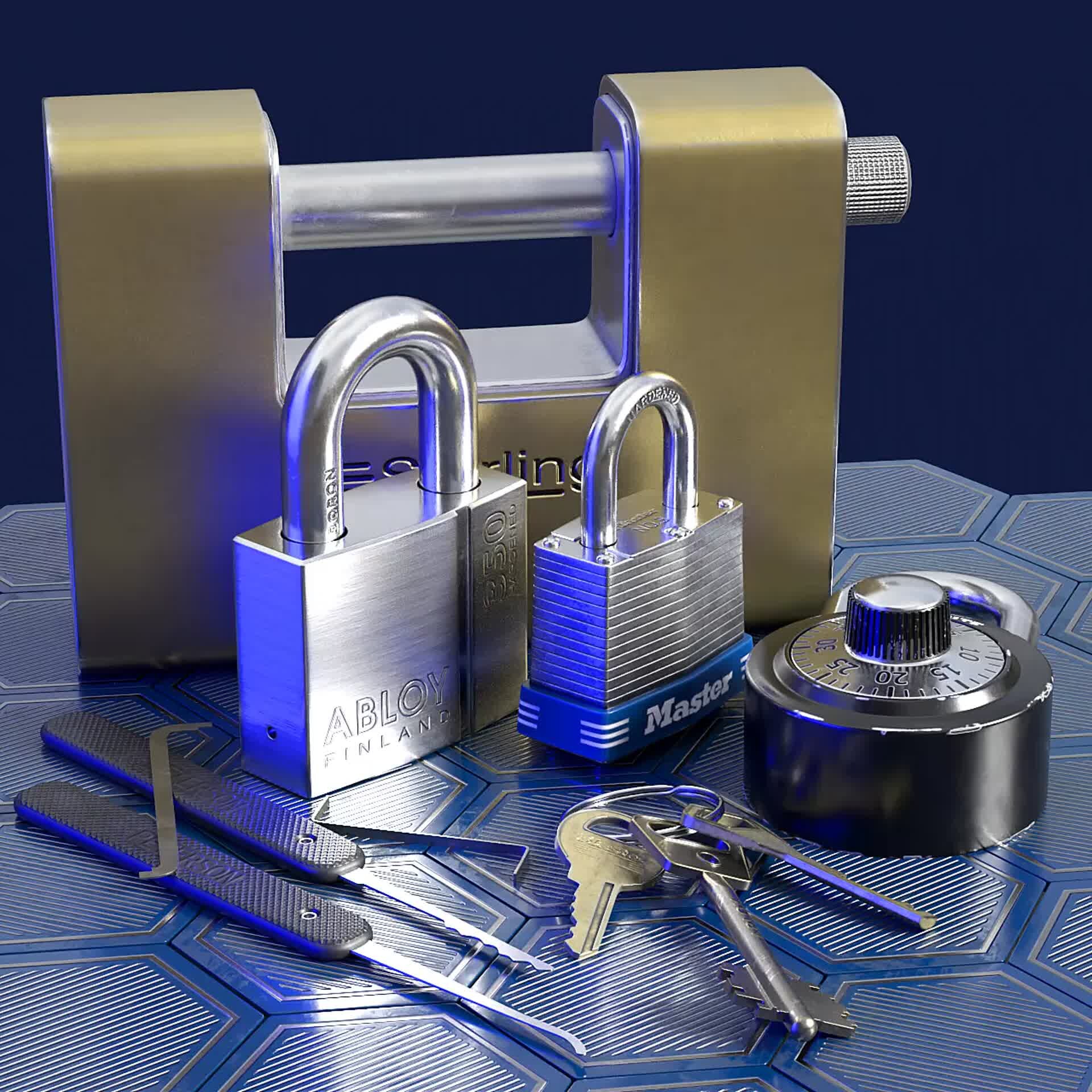 ArtStation - Lock turntable