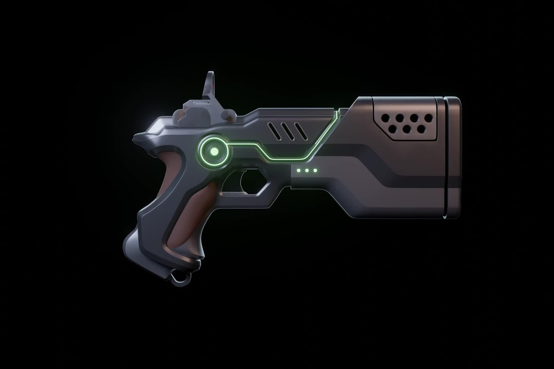 ArtStation - Energy Pistol