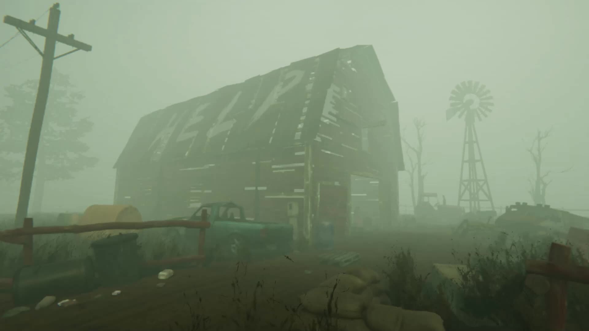 ArtStation - Old barn, post apocalyptic style (Unity/ HDRP)