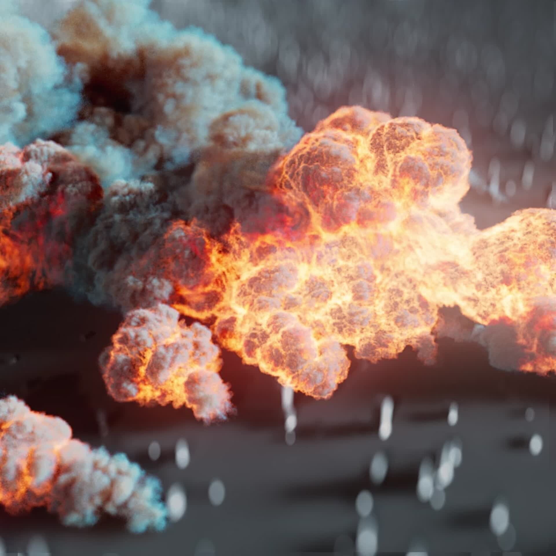 ArtStation - Infinite explosions loop