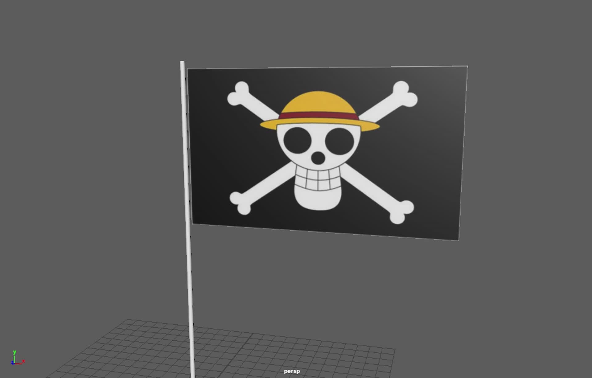 ArtStation - Basic Flag Wave (One Piece)