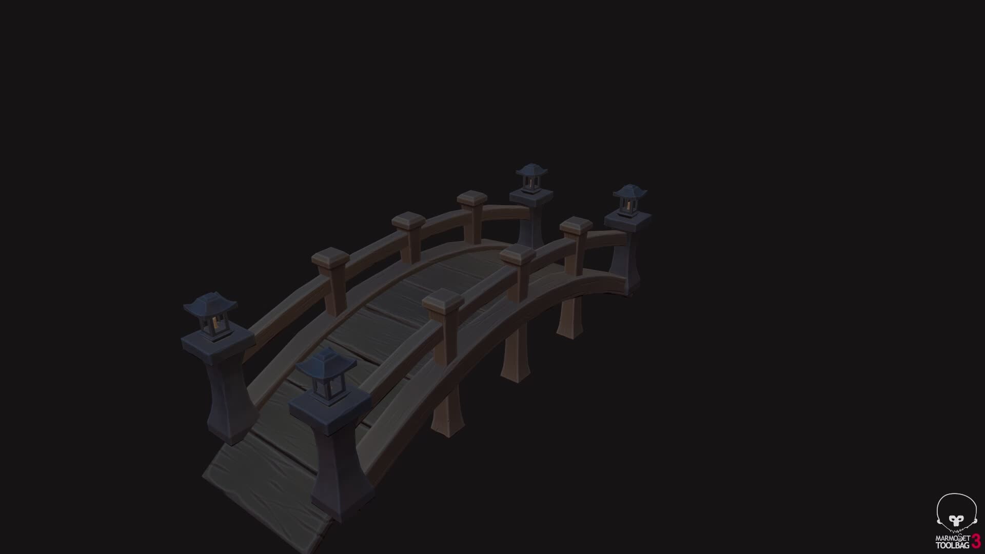 ArtStation - Stylized Bridge