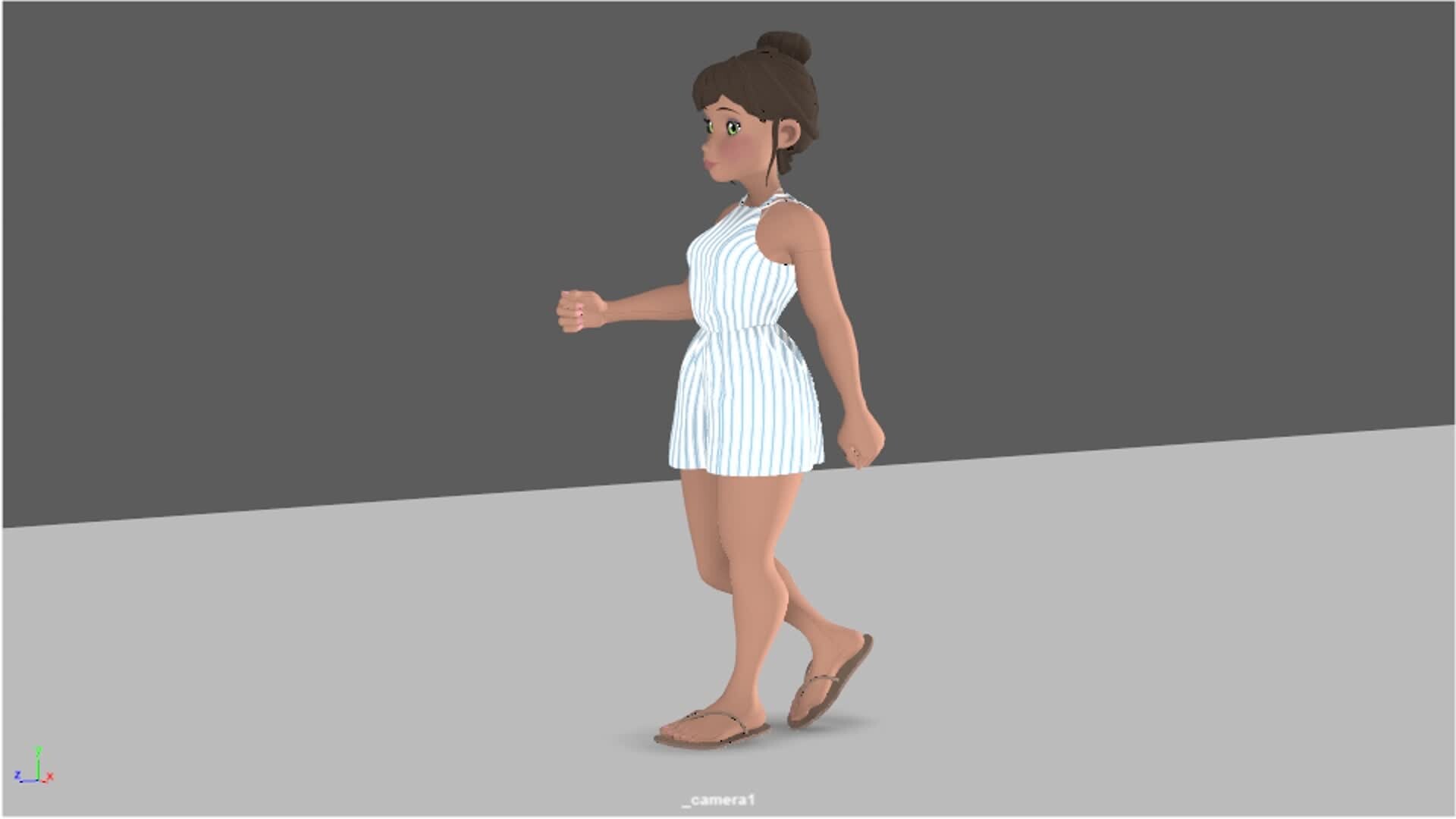 ArtStation - Feminine Walk Cycle