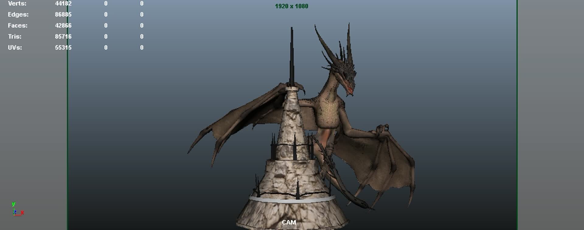 ArtStation - 3D dragon Animation