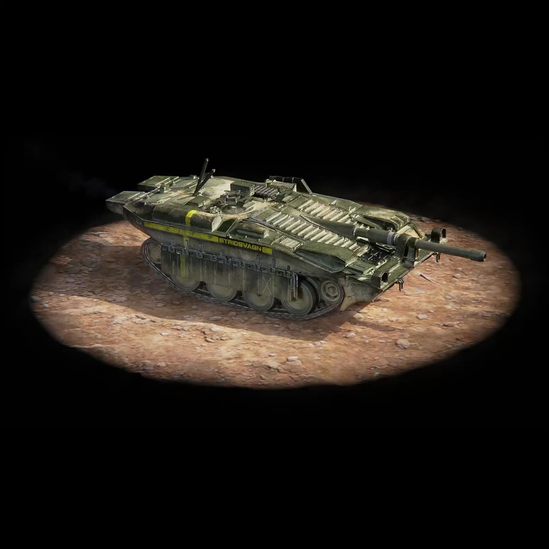 ArtStation - Swedish S-Tank Strv103