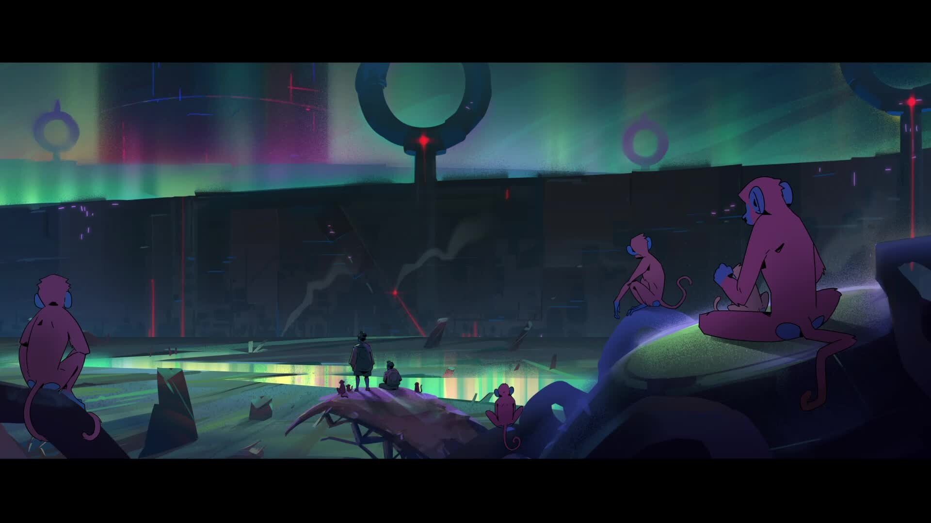 ArtStation - City Outskirts Animation