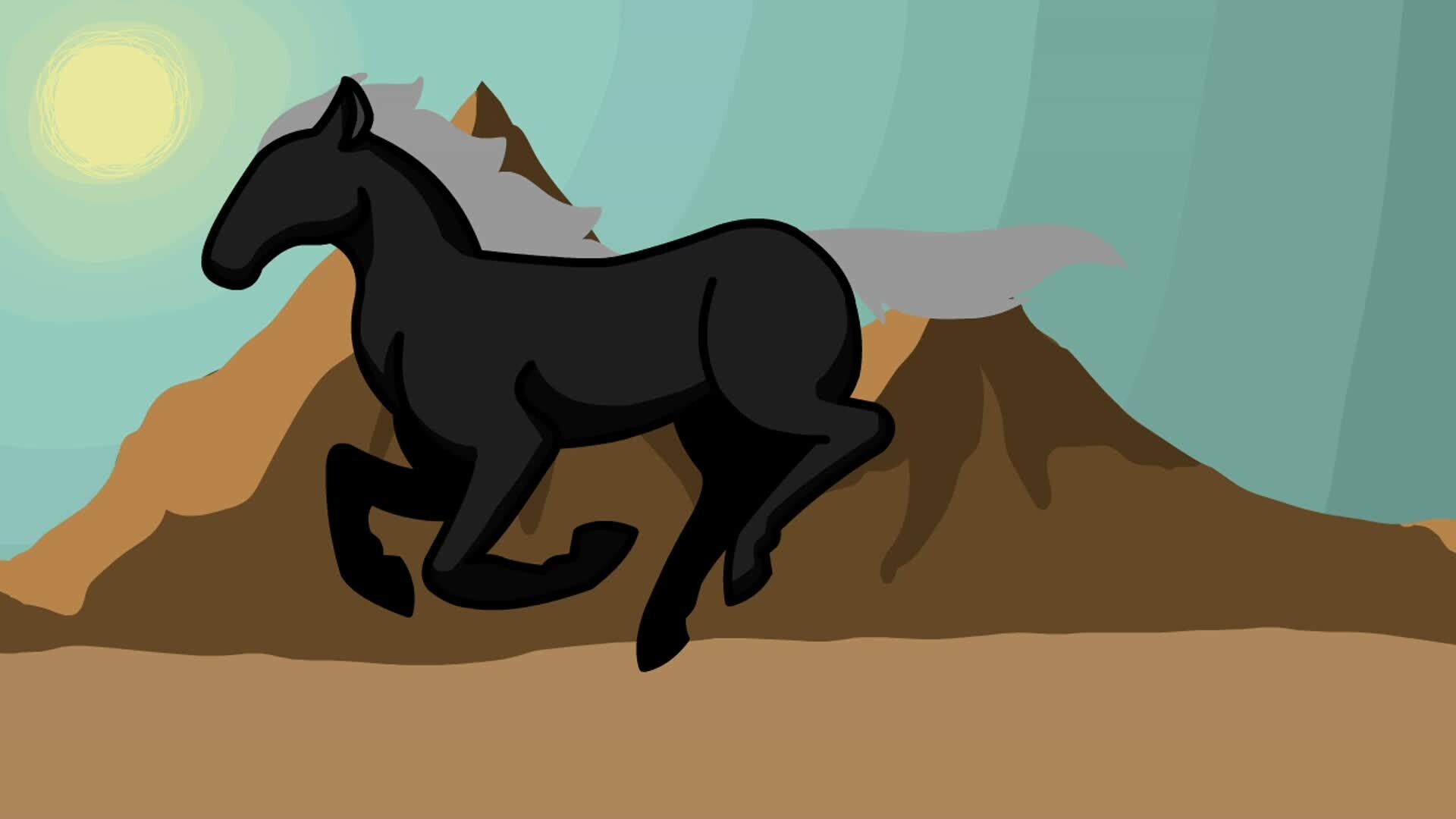 ArtStation - Horse Running Animation