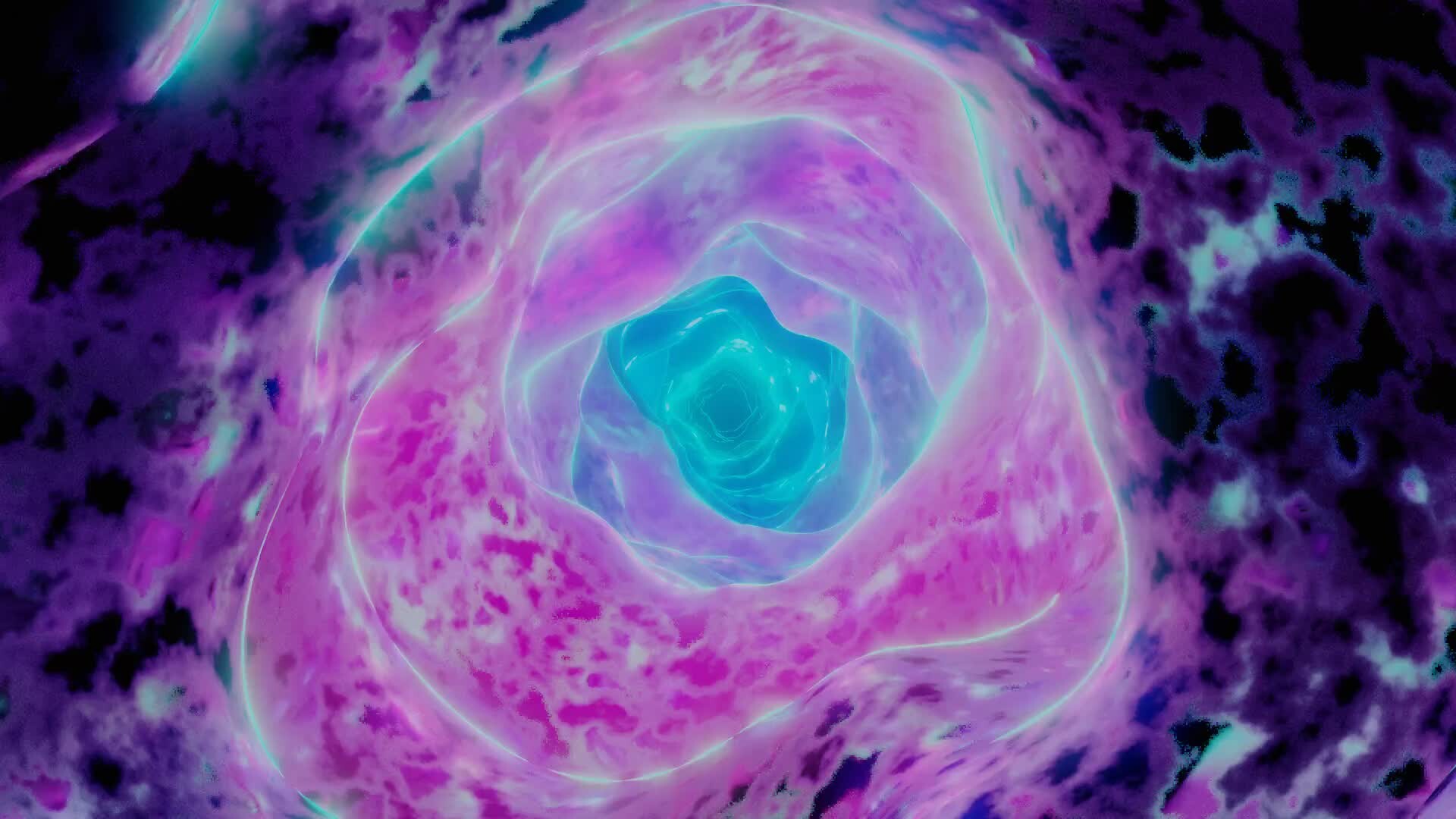 ArtStation - Vaporwave Wormhole