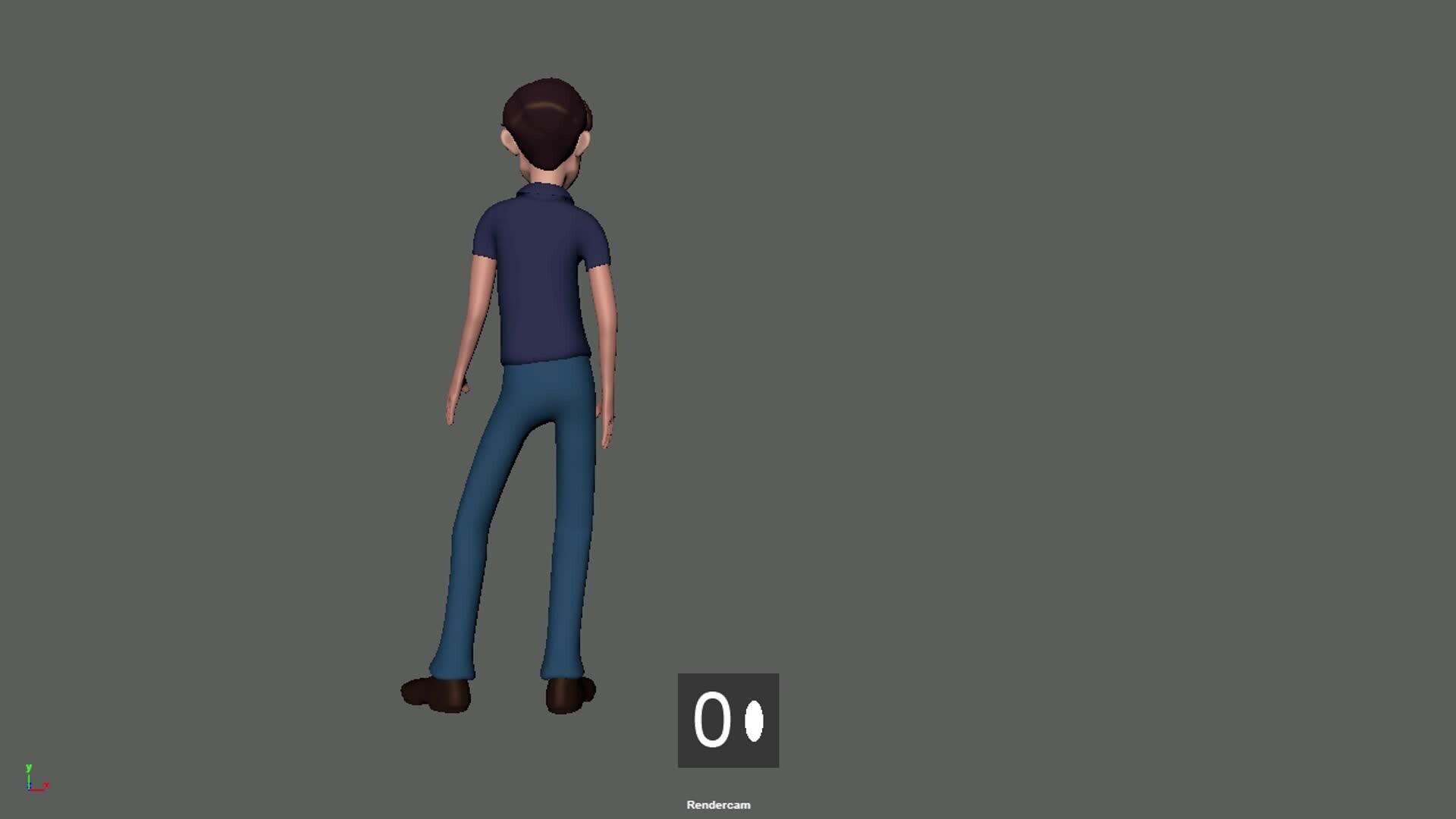 ArtStation - Side step and kick 3D Animation