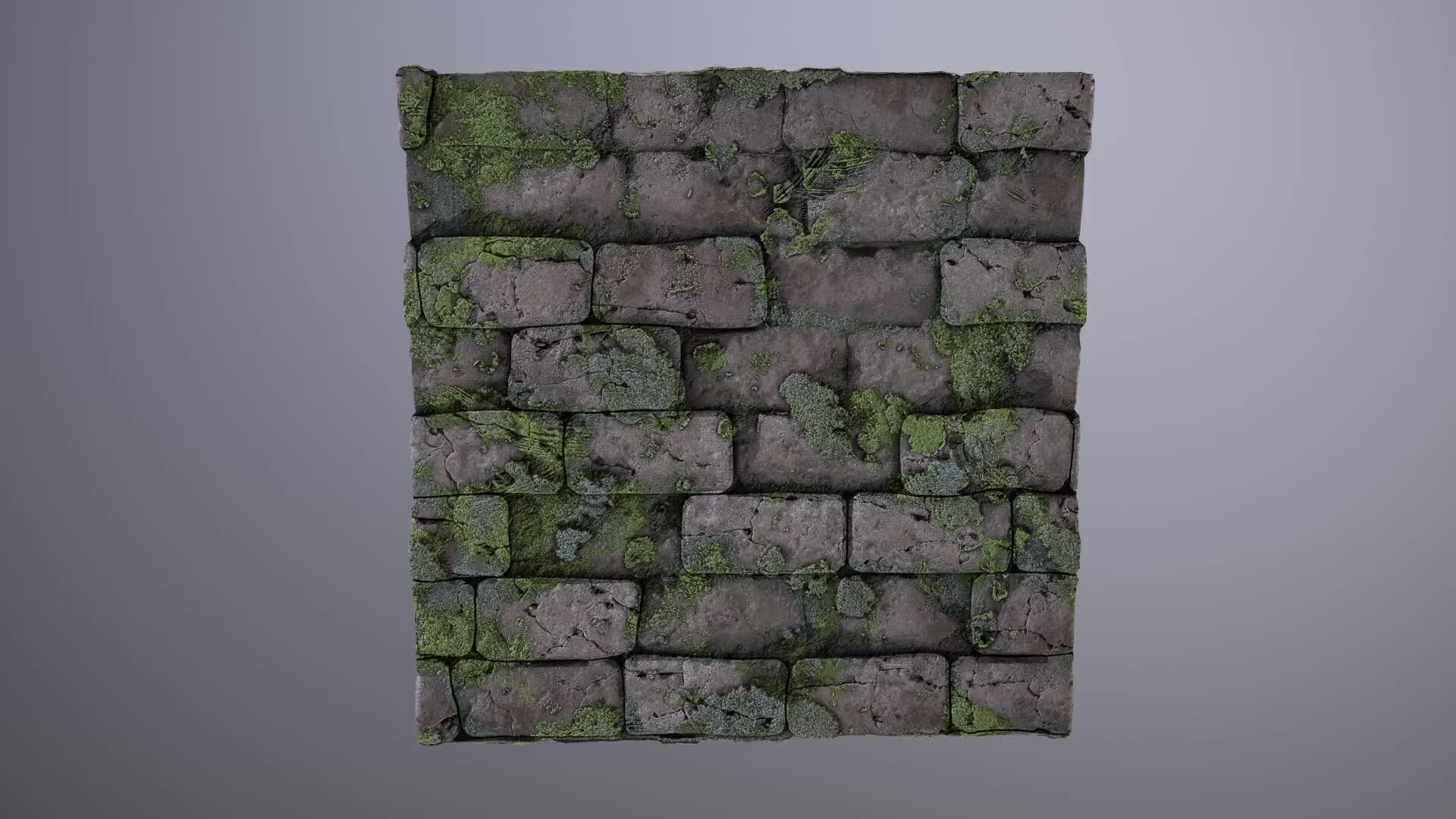 ArtStation - Medieval Mossy Brick