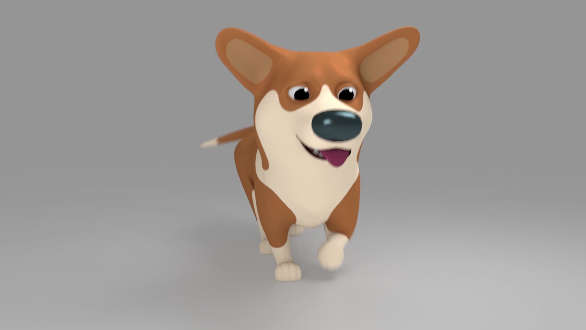 ArtStation - 3D Dog Walk Cycle