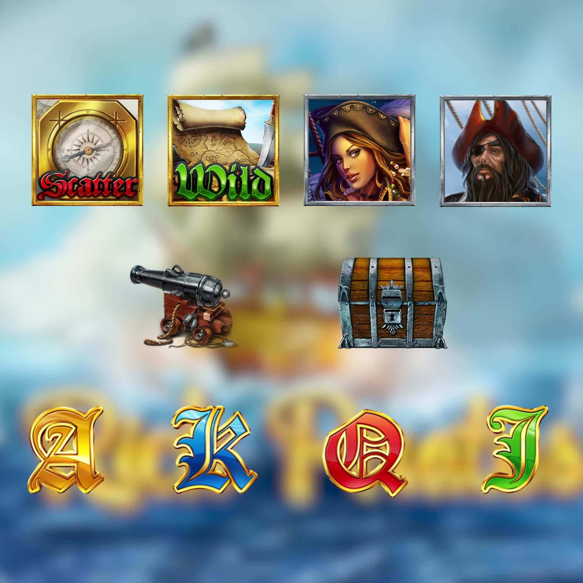 ArtStation - Pirates slot symbols animation